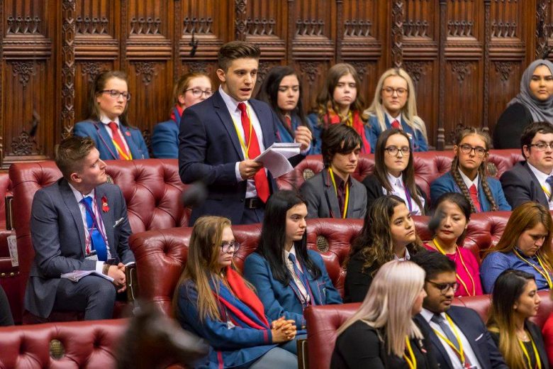 Students from De Aston school experienced the House of Lord's Chamber ...